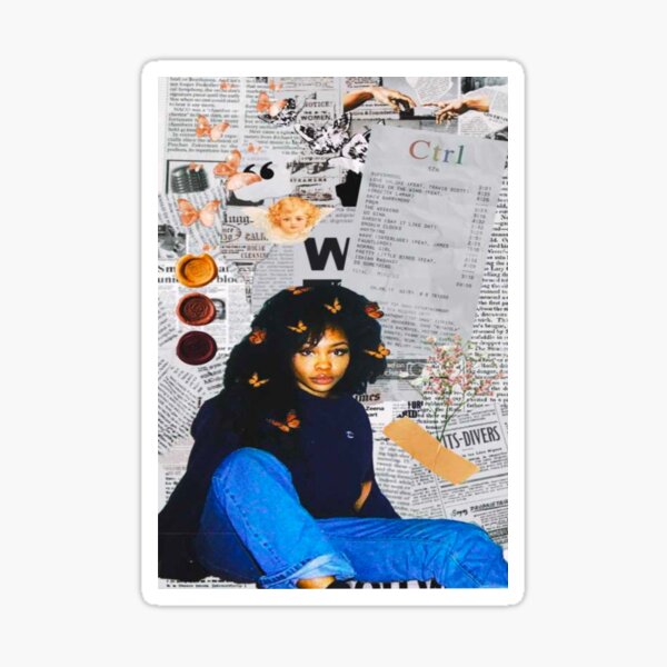 "SZA CTRL" Sticker for Sale by raniprohm | Redbubble