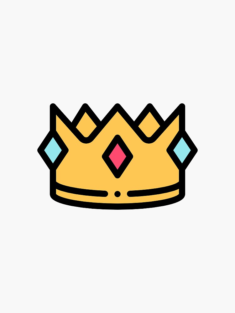 "Crown Logo" Sticker for Sale by brandyyn | Redbubble