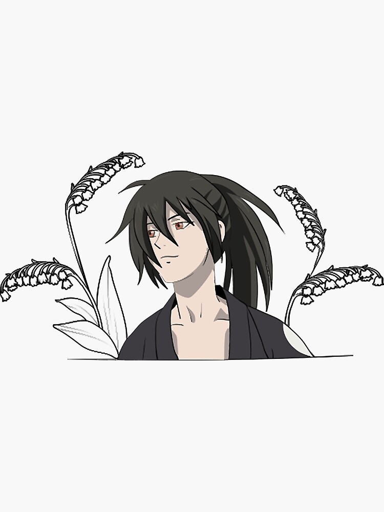 "Hyakkimaru with flowers (Dororo) " Sticker for Sale by EddieFarlow ...