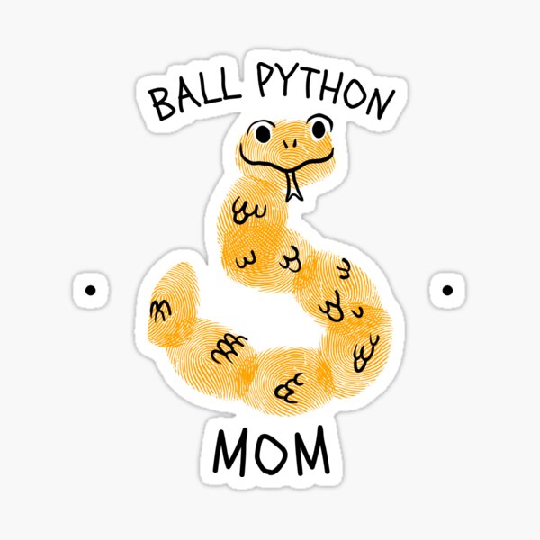"Banana Ball Python Mom | Derpy and Cute Snake for Crazy Snake Ladies ...