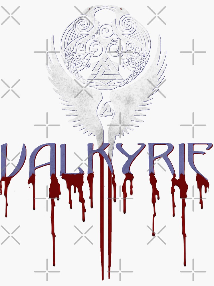 "Valkyrie" Sticker for Sale by FantasySkyArt | Redbubble