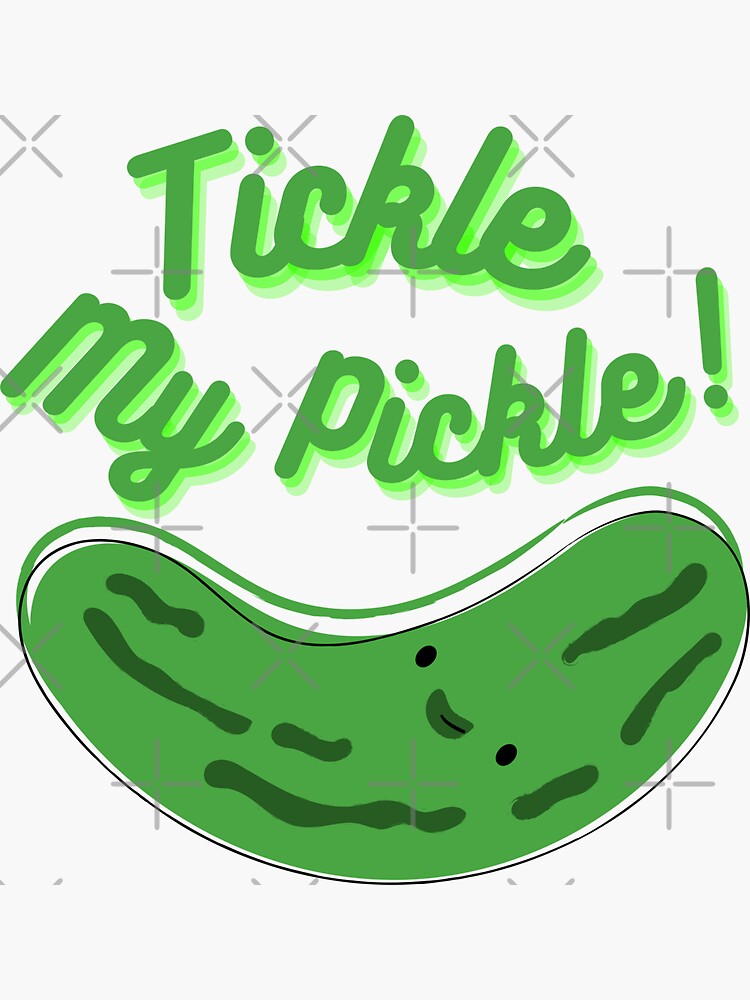 "Tickle My Pickle" Sticker for Sale by WishingInkwell | Redbubble