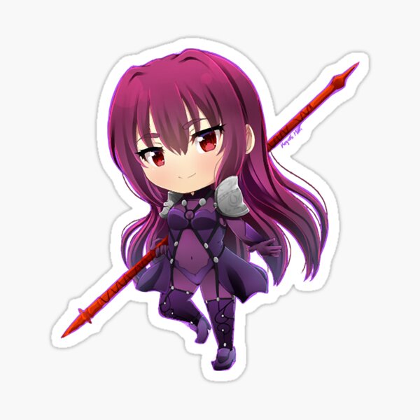 "FGO Scathach " Sticker for Sale by CharlieStrom | Redbubble