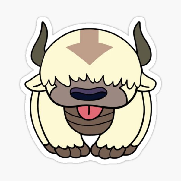 "Appa, Avatar The Last Airbender" Sticker for Sale by TheOrbDesigns ...