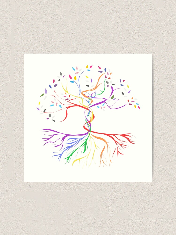 "Pride tree of life" Art Print for Sale by EllyBurg | Redbubble