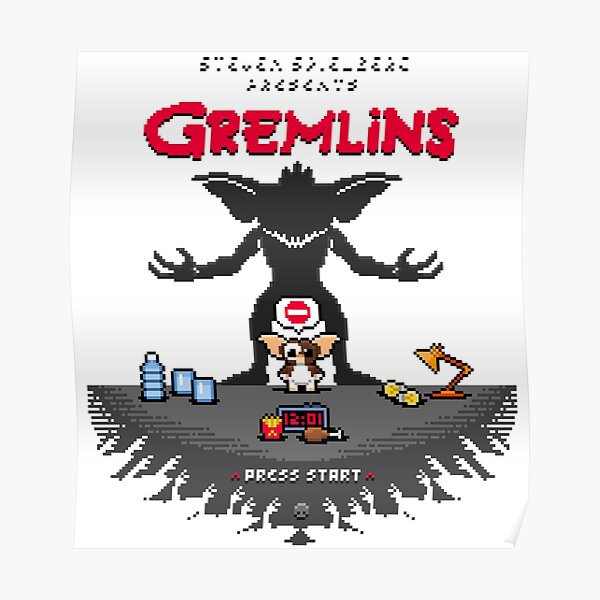"Gremlins Three Rules" Poster by GremlinsWorld | Redbubble
