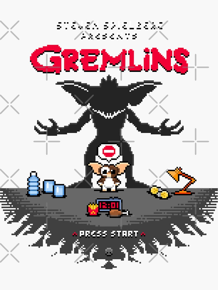 "Gremlins Three Rules" Sticker for Sale by GremlinsWorld | Redbubble