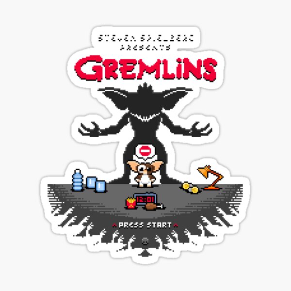 "Gremlins Three Rules" Sticker for Sale by GremlinsWorld | Redbubble