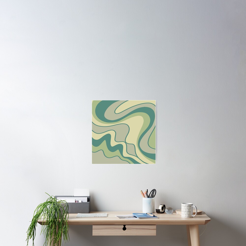 "vibey green pattern/picture" Poster for Sale by ARTyScarlett | Redbubble