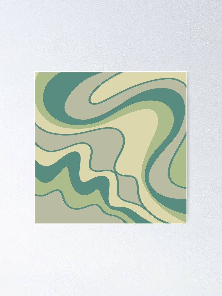"vibey green pattern/picture" Poster for Sale by ARTyScarlett | Redbubble