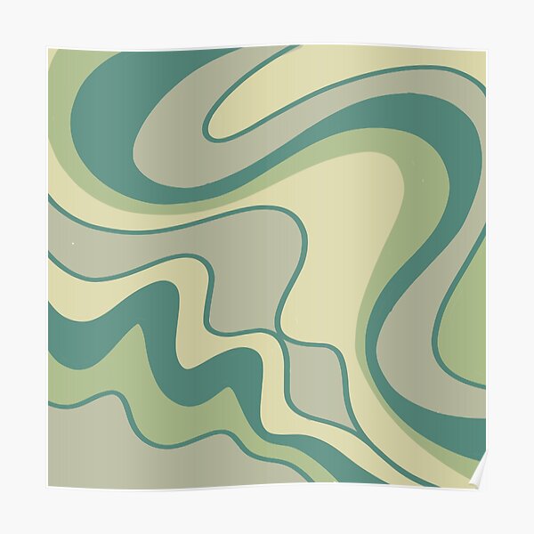 "vibey green pattern/picture" Poster for Sale by ARTyScarlett | Redbubble