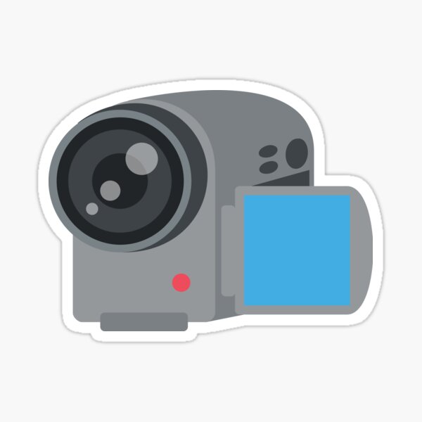 "Video Camera Camcorder" Sticker for Sale by MKMemo1111 | Redbubble
