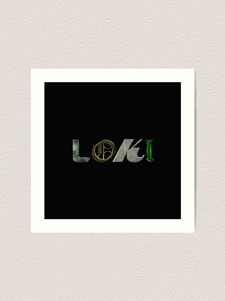 " Vintage Loki Season 4 Typography and logo illustration " Art Print ...