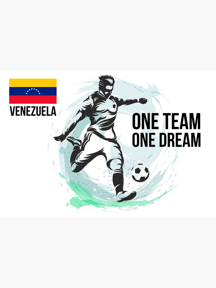 "Venezuelan Football Player kicking the Football - Football" Sticker by ...