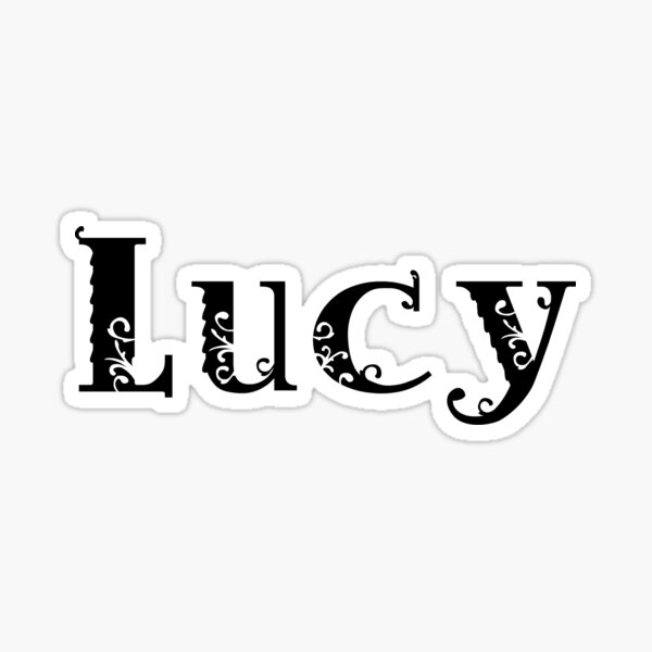 "Lucy" Sticker for Sale by carriepotter | Redbubble