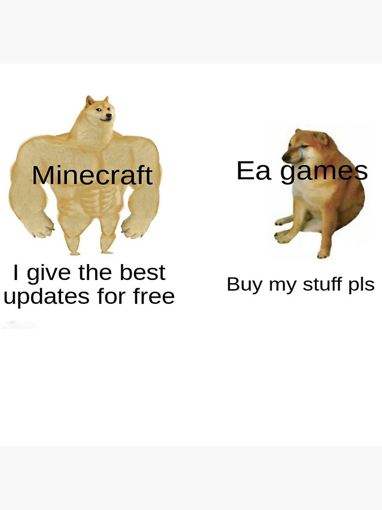 "Funny Doge Minecraft Meme" Sticker for Sale by ThatFunnyMeme | Redbubble