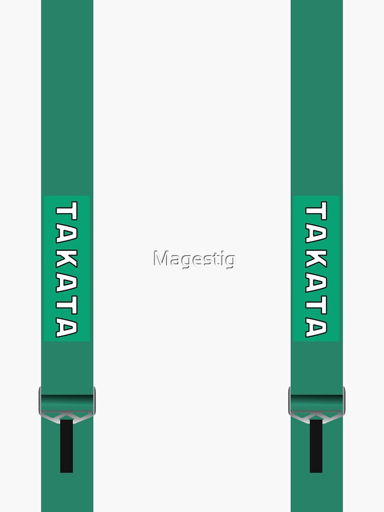 "TAKATA Harness" Sticker for Sale by Magestig | Redbubble