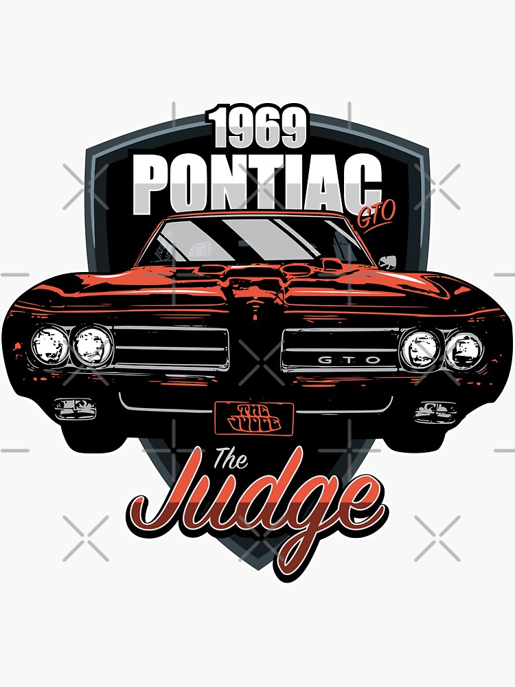 "1969 Pontiac GTO The Judge" Sticker for Sale by DiabloLavori | Redbubble