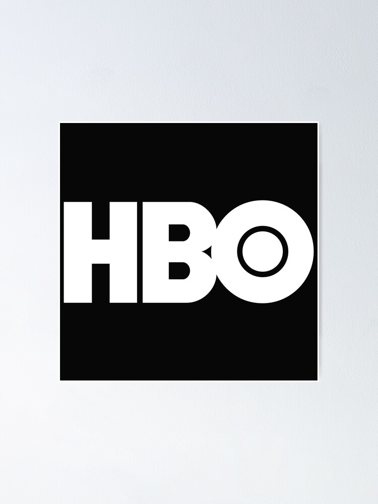 "hbo-white" Poster by sakanajamaka | Redbubble