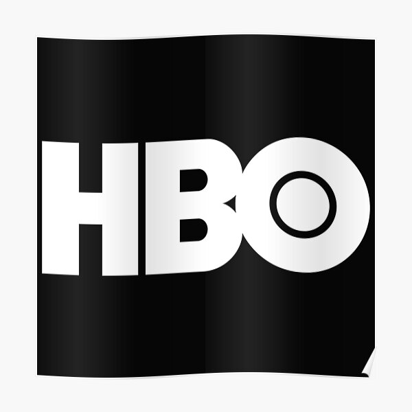 "hbo-white" Poster by sakanajamaka | Redbubble