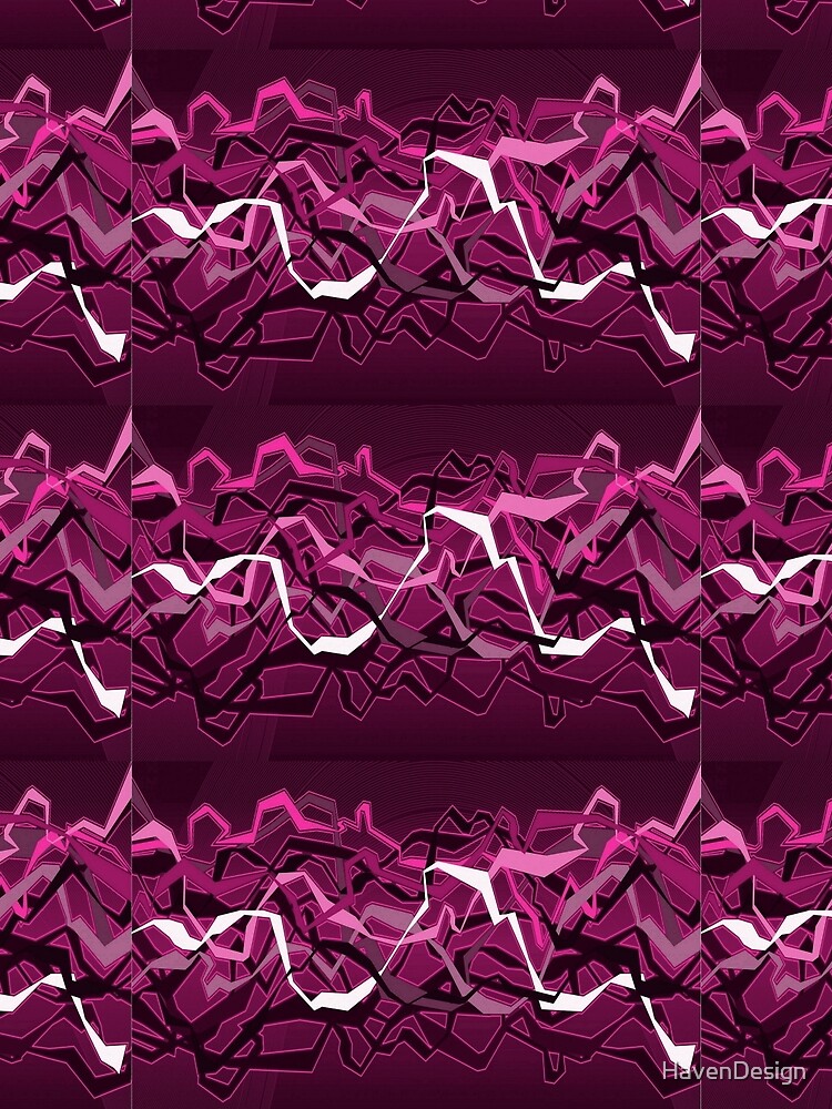 "Funky Pink Abstract Waves" Scarf for Sale by HavenDesign | Redbubble