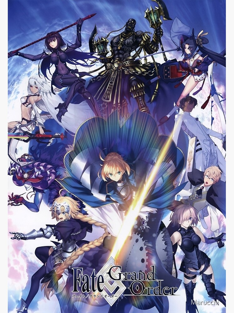 "Fate Grand Order" Poster for Sale by Marucchi | Redbubble