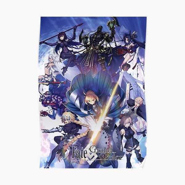 "Fate Grand Order" Poster for Sale by Marucchi | Redbubble