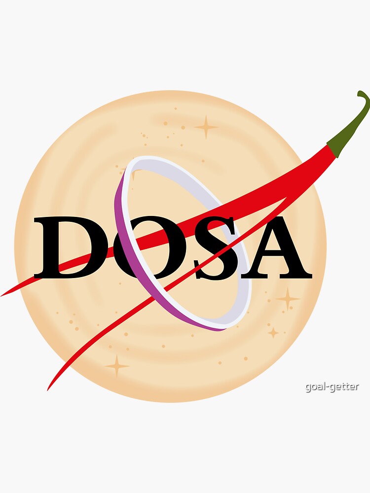 Pegatina «DOSA - Logotipo de la NASA» de goal-getter | Redbubble