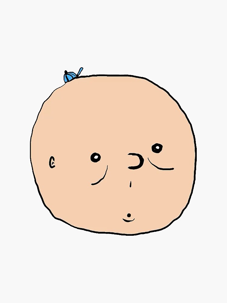 "Edward Face" Sticker for Sale by NeonMindYouTube | Redbubble