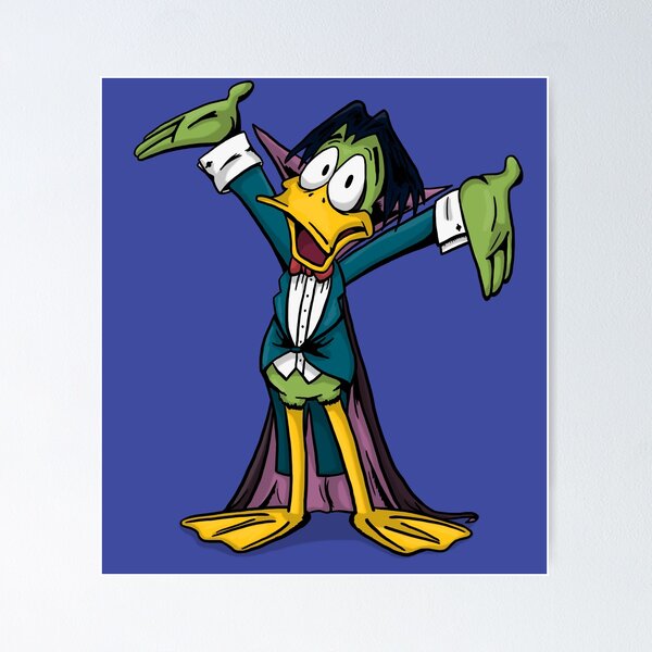 "Count Duckula" Poster for Sale by blacksnowcomics | Redbubble
