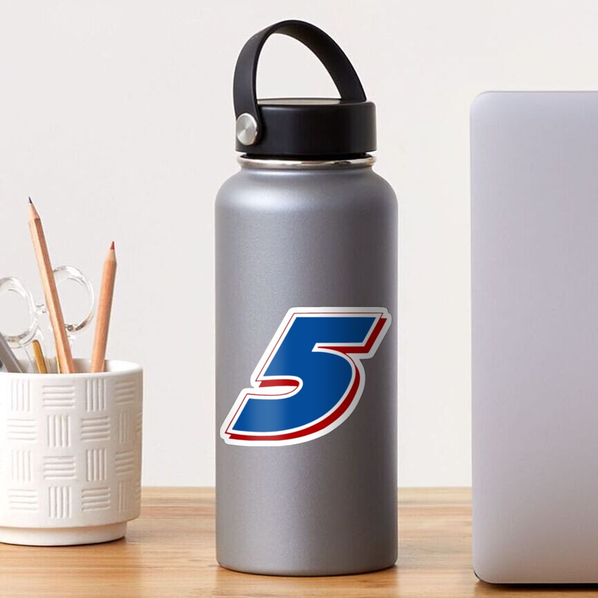 "Kyle Larson 5 - Red, white and blue (sticker)" Sticker for Sale by ...