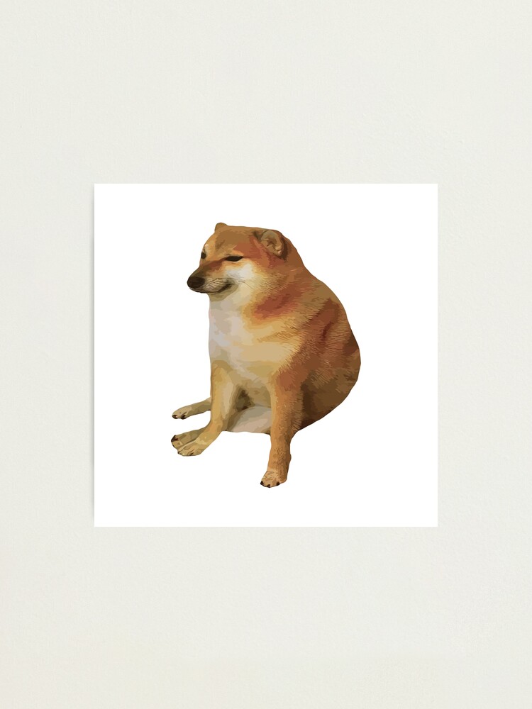 "Cheems Dog HD" Photographic Print for Sale by renroku | Redbubble