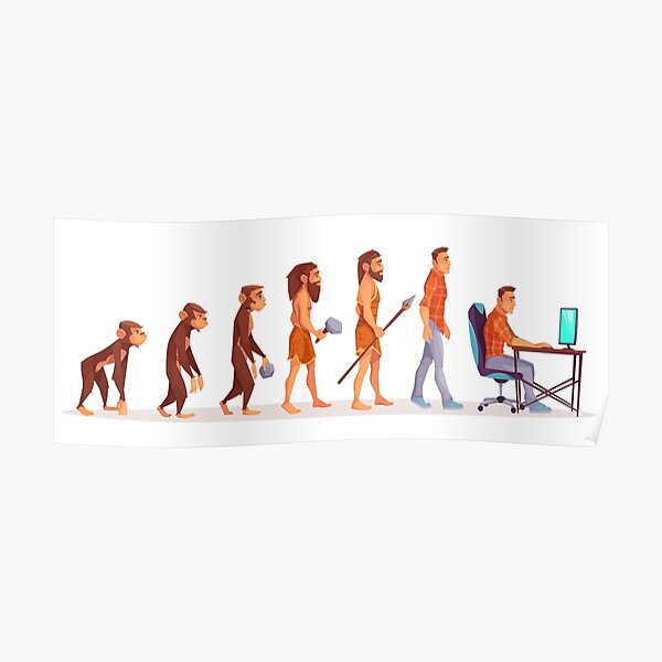 "Human Evolution " Poster for Sale by gmarkonline | Redbubble