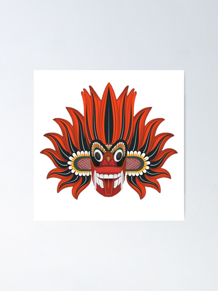 "Traditional Devil Art " Poster for Sale by NishAsian2020 | Redbubble