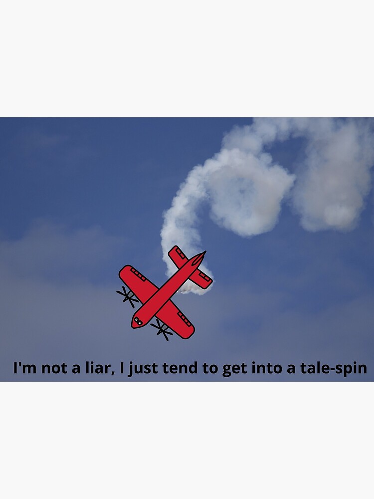 "Tale Spin" Poster for Sale by AviationEqn | Redbubble