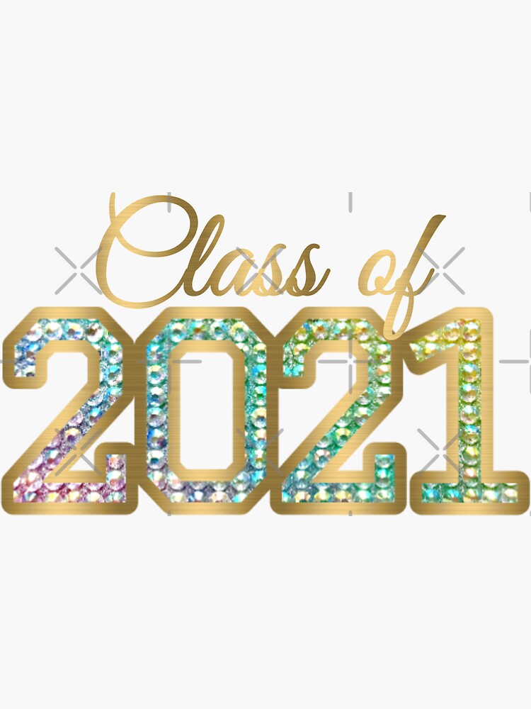 "Class of 2021" Sticker for Sale by ArteAnnie | Redbubble
