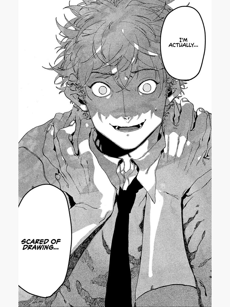 "Blue Period Manga Panel" Sticker by aryryki-art | Redbubble