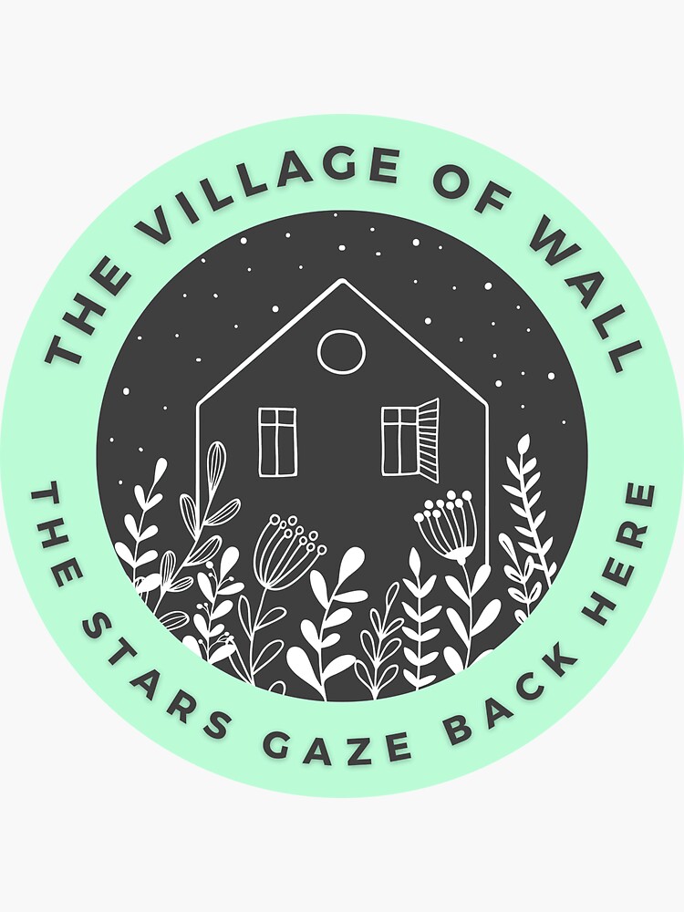 "welcome to wall, stardust" Sticker for Sale by travelbybook | Redbubble