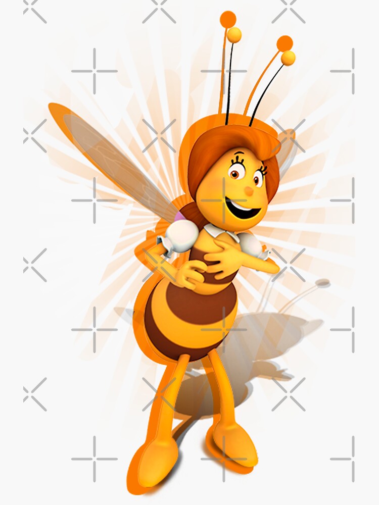 "Cassandra the Bee - Vintage Cartoons" Sticker for Sale by ...