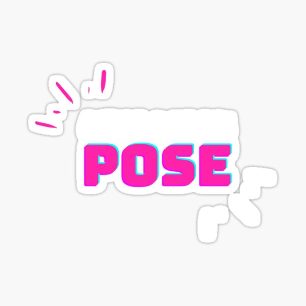 "Live Work POSE (FX) " Sticker for Sale by bestshirt5 | Redbubble
