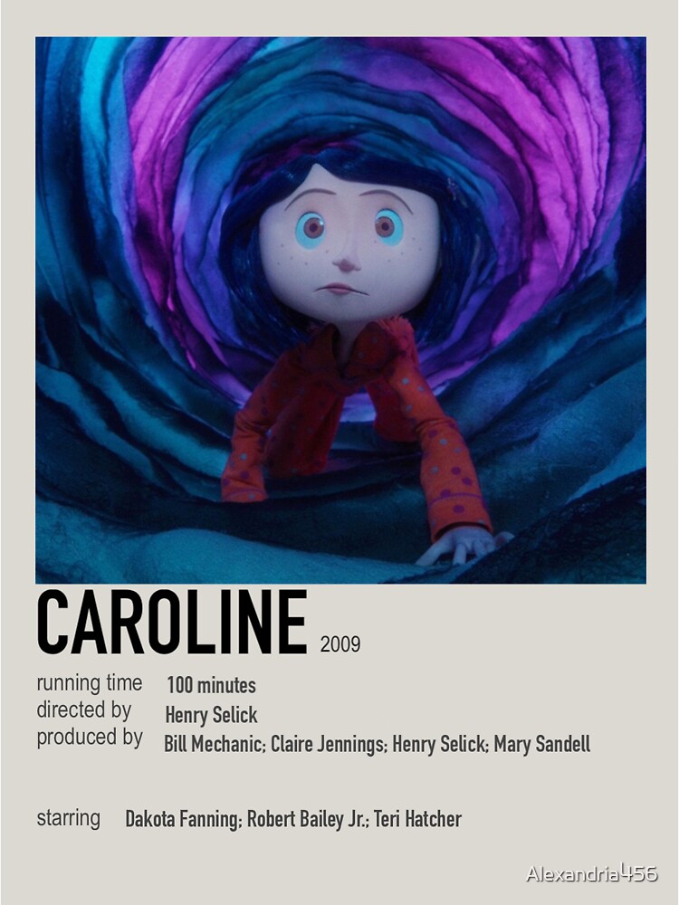 "Caroline Movie Sicker" Sticker for Sale by Alexandria456 | Redbubble