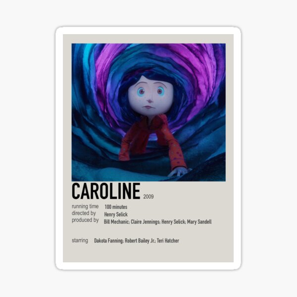 "Caroline Movie Sicker" Sticker for Sale by Alexandria456 | Redbubble