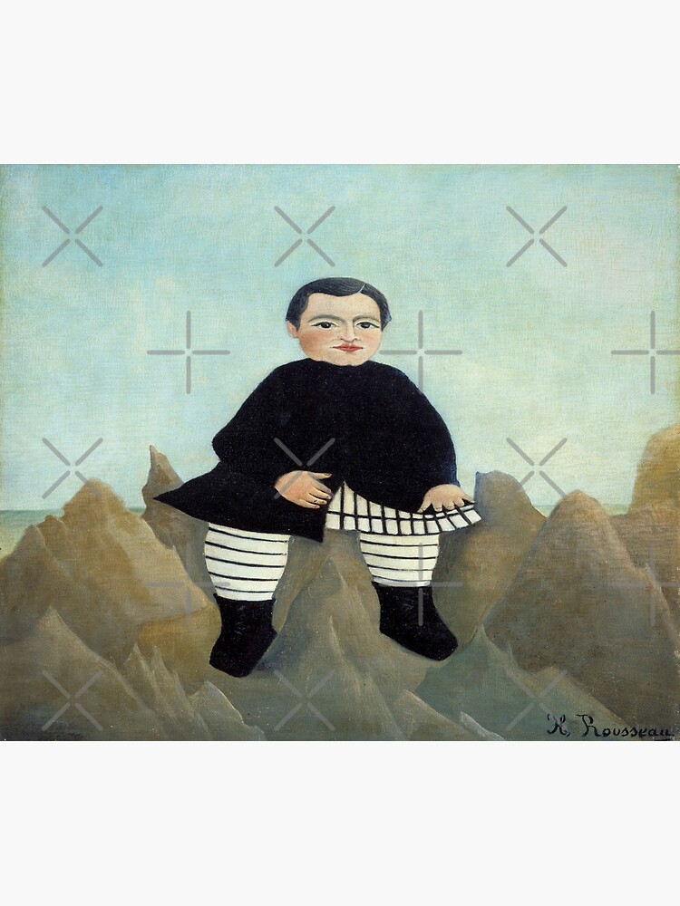 "Henri rousseau - Boy on the Rocks" Poster for Sale by Vivanne-art ...
