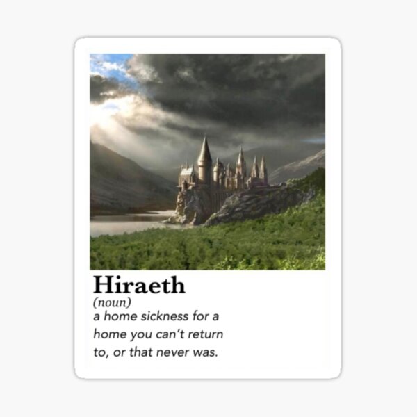 "hiraeth" Sticker for Sale by jadahmalfoy | Redbubble