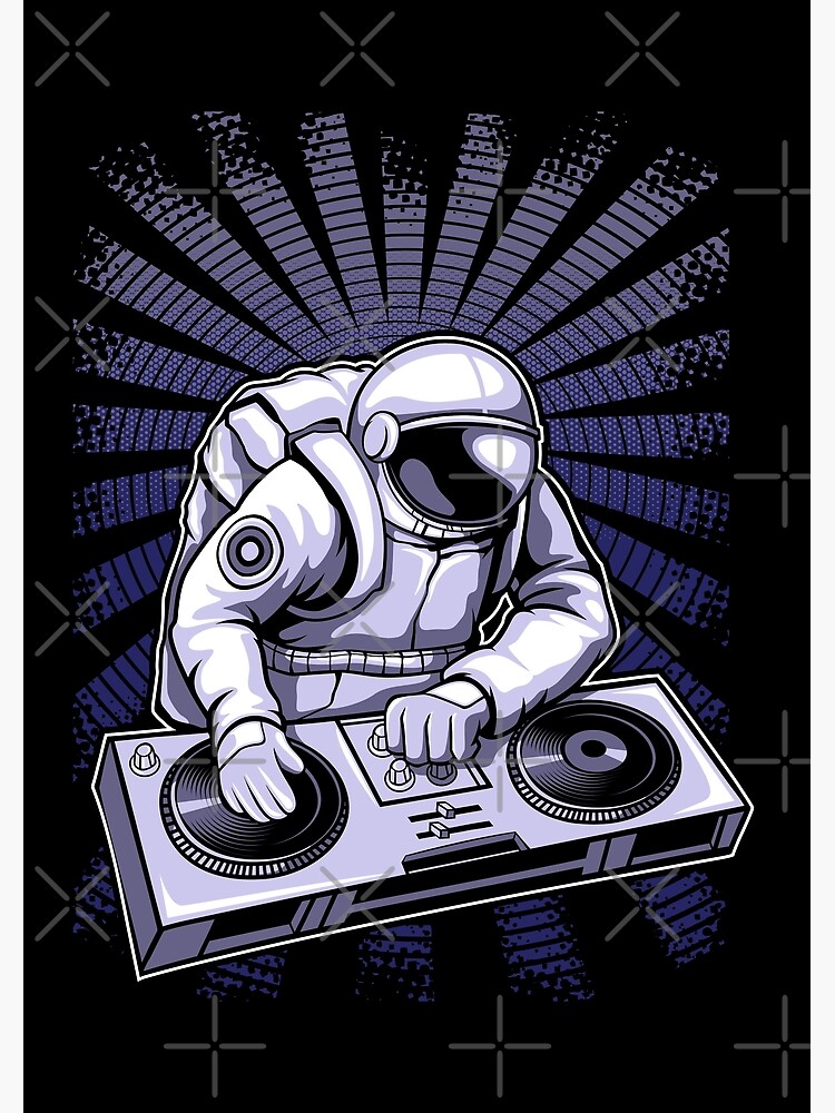"Spaceman dj" Poster for Sale by allstars007 | Redbubble