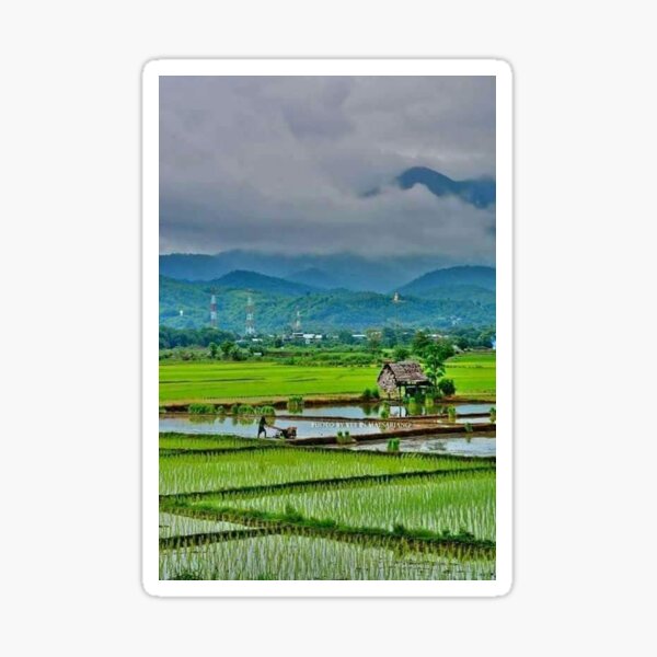 "Village " Sticker for Sale by dreamart2021 | Redbubble