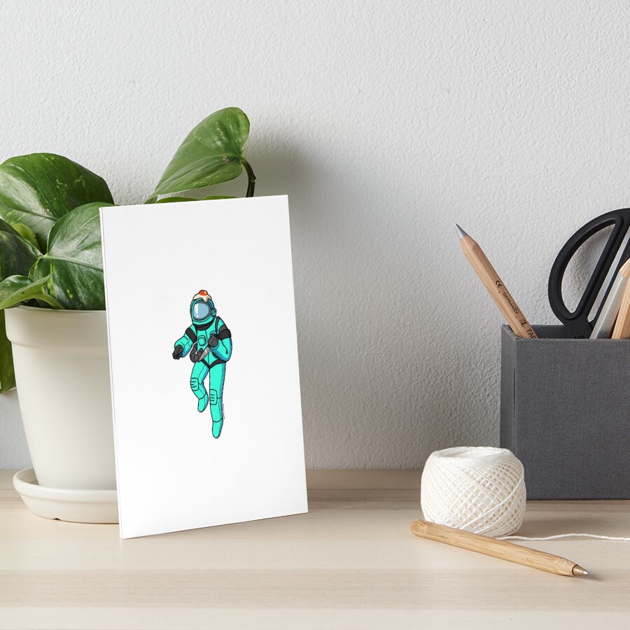 "Among Us Character (Cyan with Egg) " Art Board Print for Sale by ...