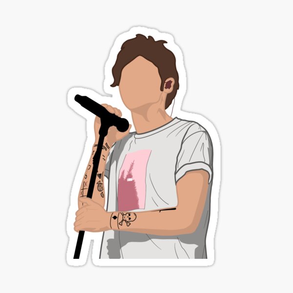"louis tomlinson performing sticker" Sticker for Sale by ...