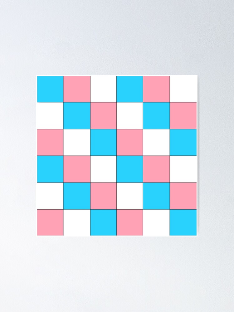 "Trans Tiles" Poster by storiesofsolace | Redbubble