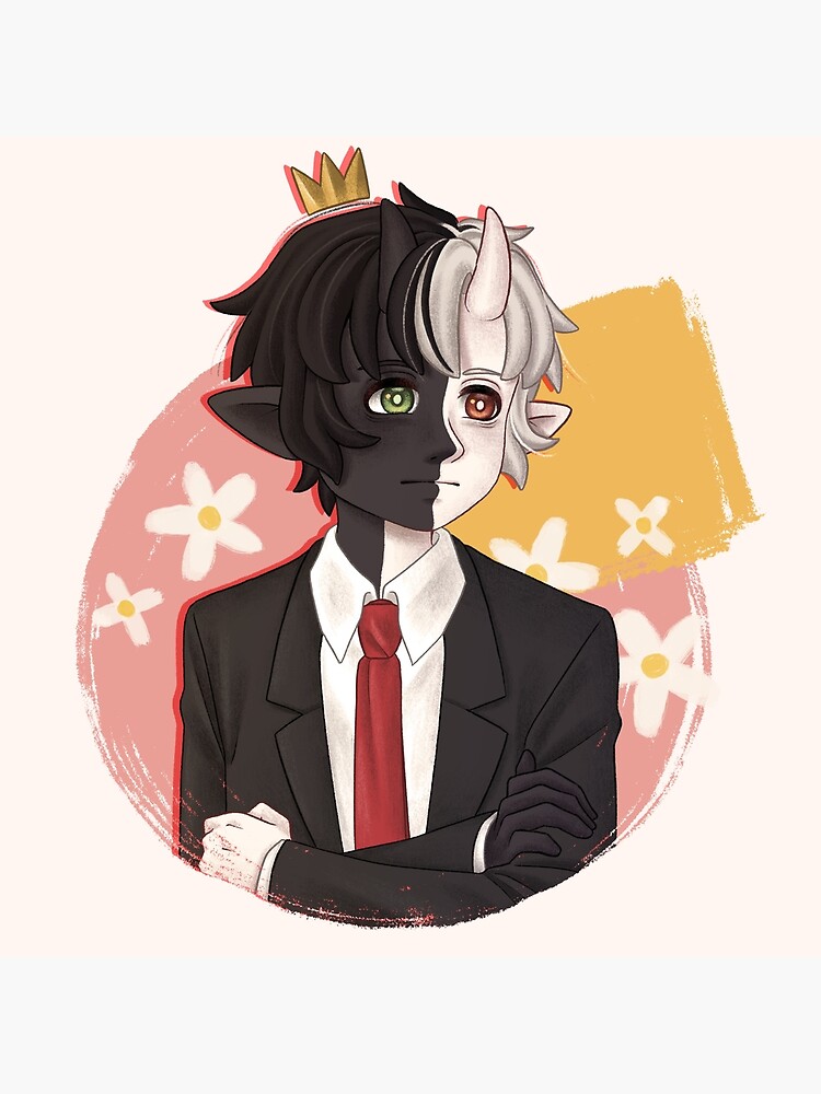 Dream Smp Ranboo Fanart Art Print By X Gemma X Redbubble